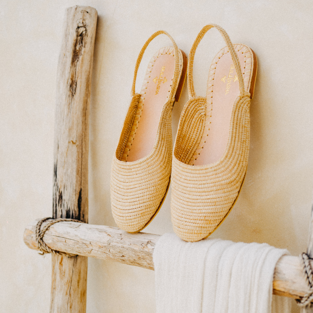 Mazir Natural Beige Women's Sandals I Bulibasha Luxury Handmade Footwear