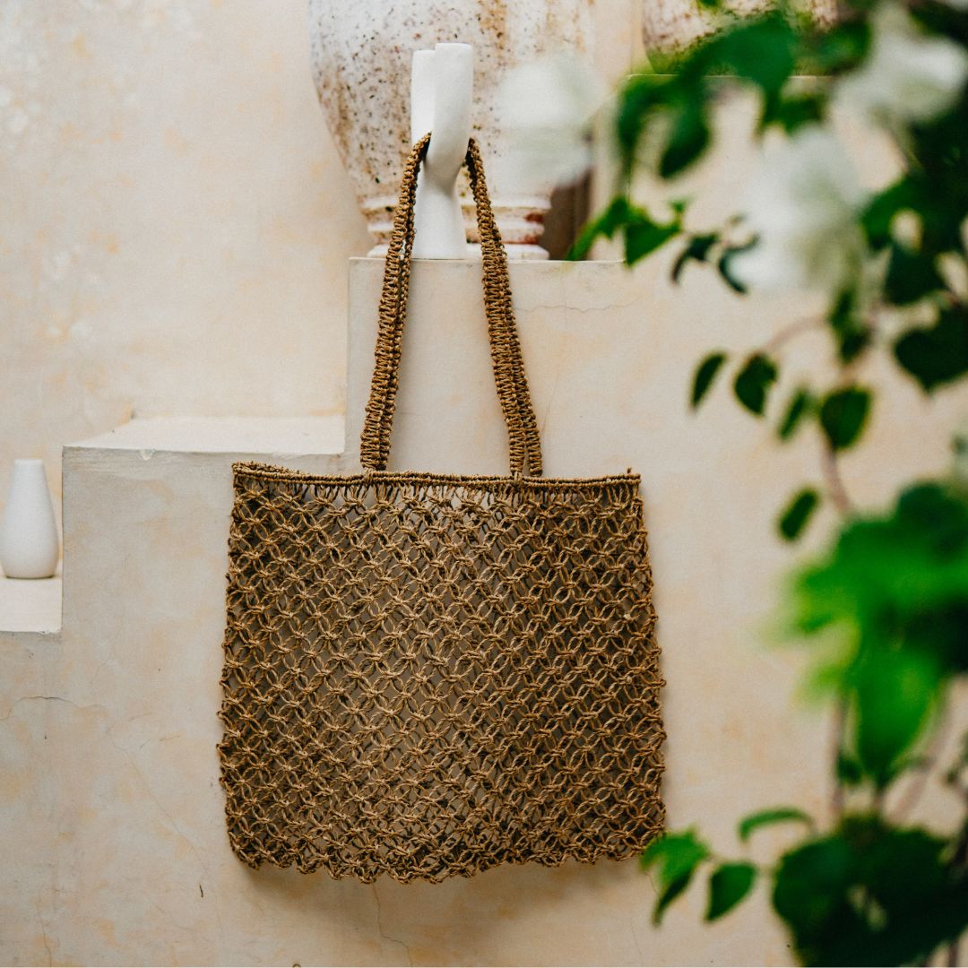 Bahia Natural Bag | Bulibasha Luxury Handmade Accessories