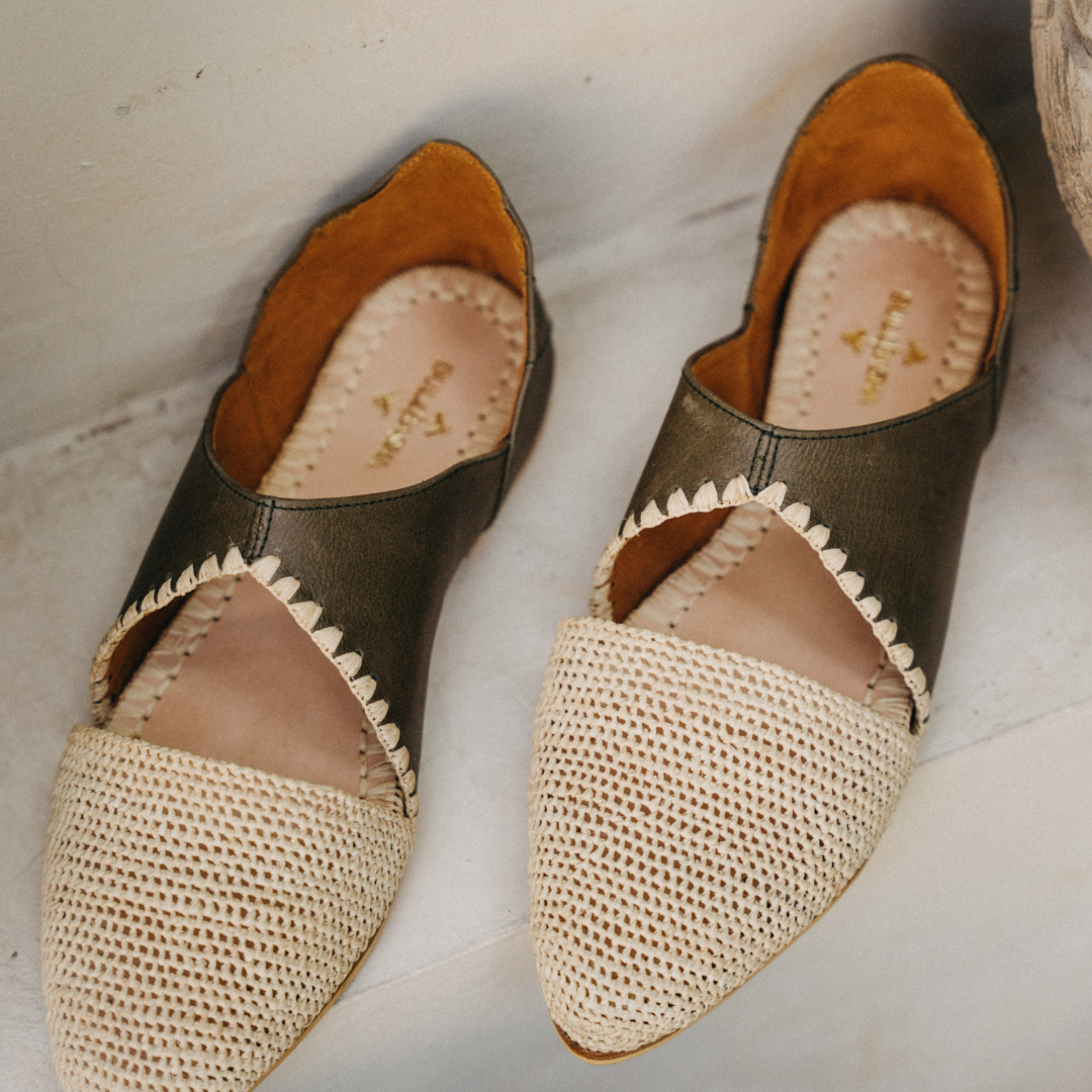YARA Luxury Handmade Shoes | Bulibasha Vintage Leather & Natural Fiber ...