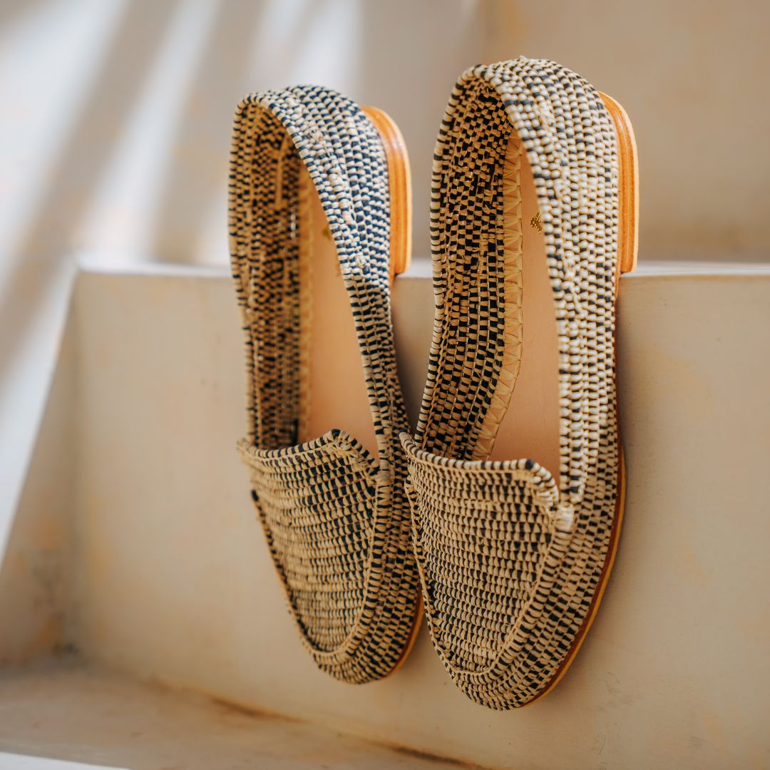 Mouna Black Loafers for Women I Bulibasha Luxury Handmade Footwear